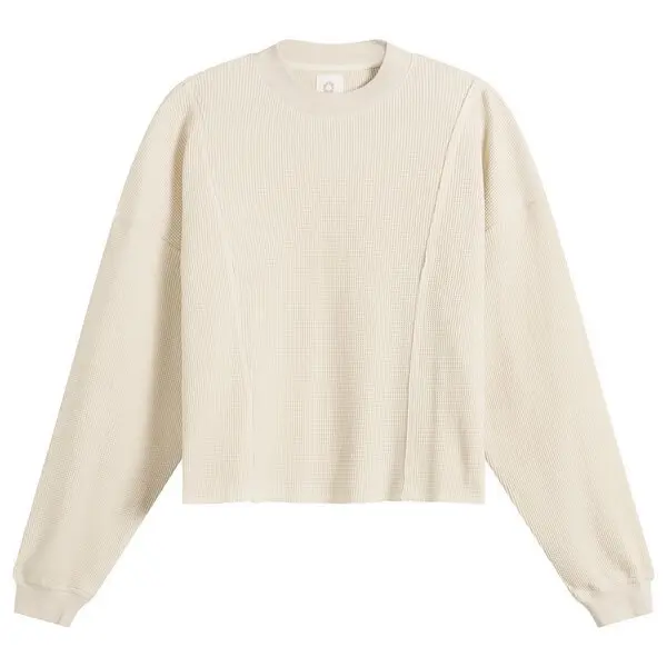 GANDER Waffle Longsleeve T-shirt - Oat