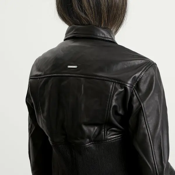 DEADWOOD Angel Recycled Leather Jacket