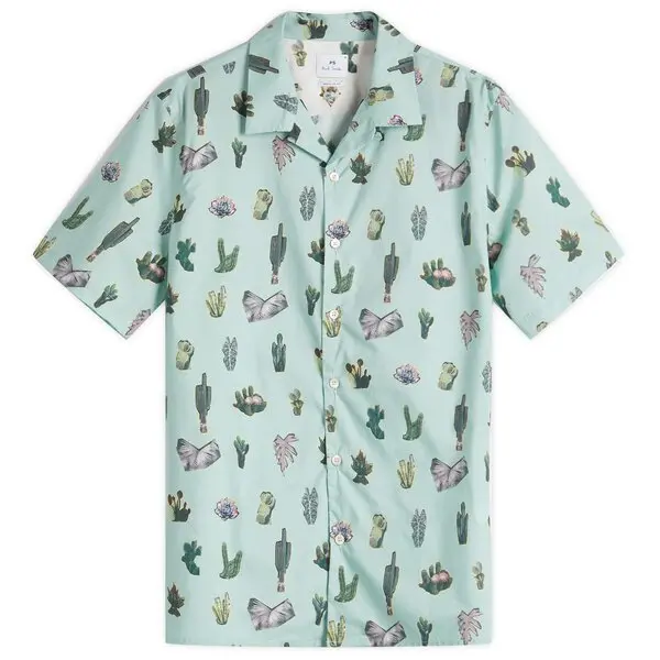Paul Smith Desert Flowers Vacation Shirt - Green