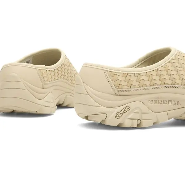 Merrell Moab Slide 2 Leather Woven Se - Stucco