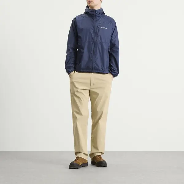 MONTBELL Wind Blast Hooded Jacket - Navy