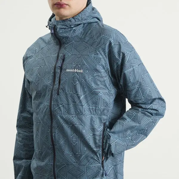 MONTBELL Wind Blast Print Hooded Jacket