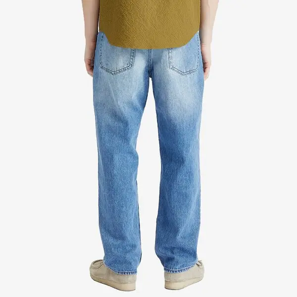 Paul Smith Relaxed Fit Embroidered Stripe Denim Jeans