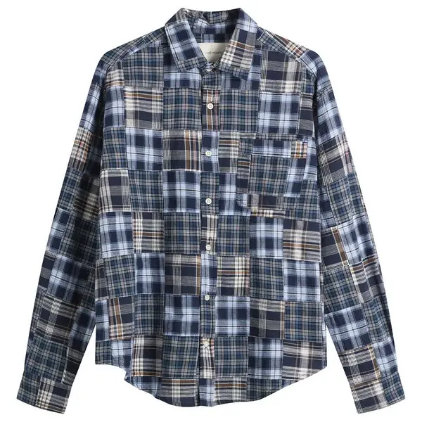 CAFÉ MOUNTAIN Patchwork Check Heritage Shirt