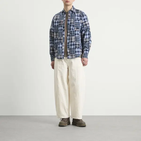 CAFÉ MOUNTAIN Patchwork Check Heritage Shirt