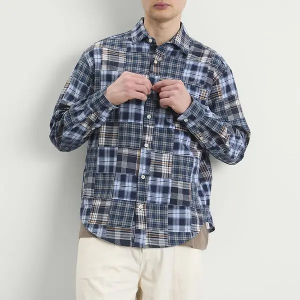 CAFÉ MOUNTAIN Patchwork Check Heritage Shirt