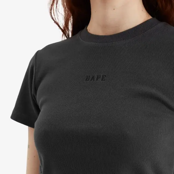 A BATHING APE Pigment Dyed Ribbed T-shirt