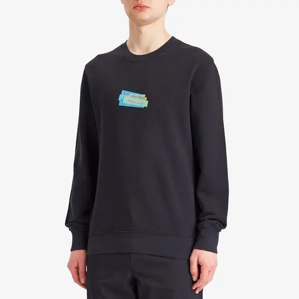 Paul Smith Ps Label Print Sweatshirt