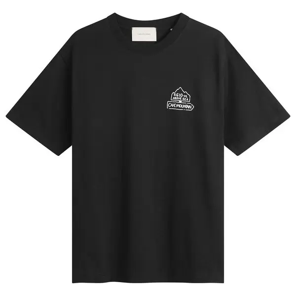 CAFÉ MOUNTAIN Refuge T-shirt - Black