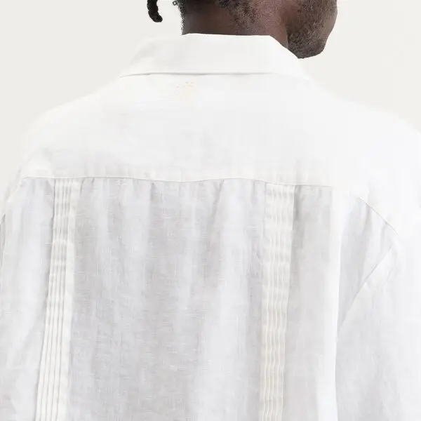 ABOUT:BLANK Guayabera Vacation Shirt - Oat