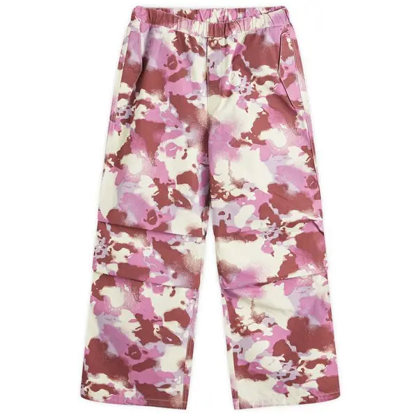 A BATHING APE Map Camo Army Trousers - Pink