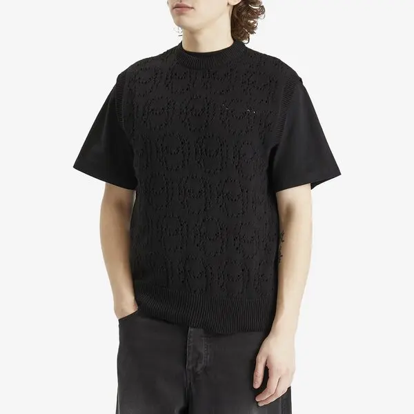 NO PROBLEMO Alien-o Lace Cotton Vest