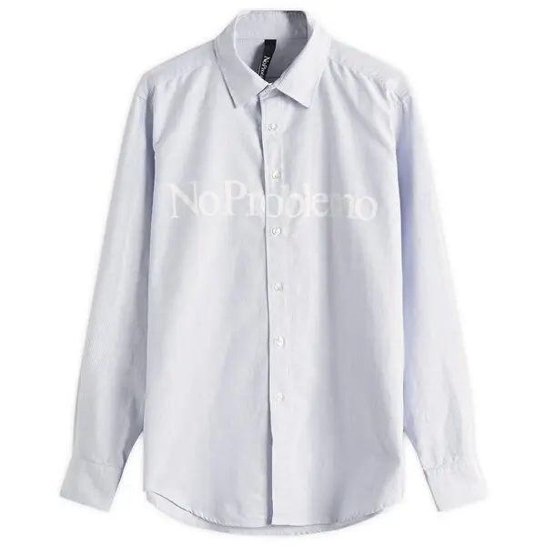 NO PROBLEMO Ls Stripe Shirt - Blue
