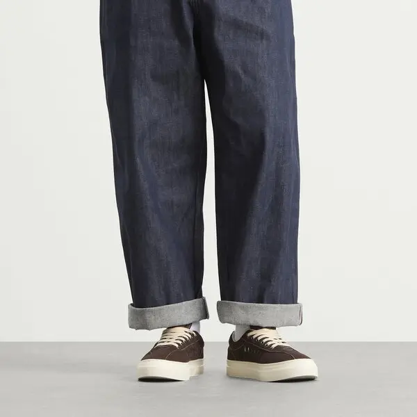 S.W.C STEPNEY WORKERS CLUB Dellow Woven Suede Sneaker
