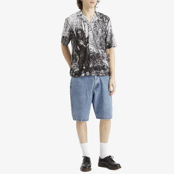 NO PROBLEMO Bigfoot Airtex Hawaiian Shirt