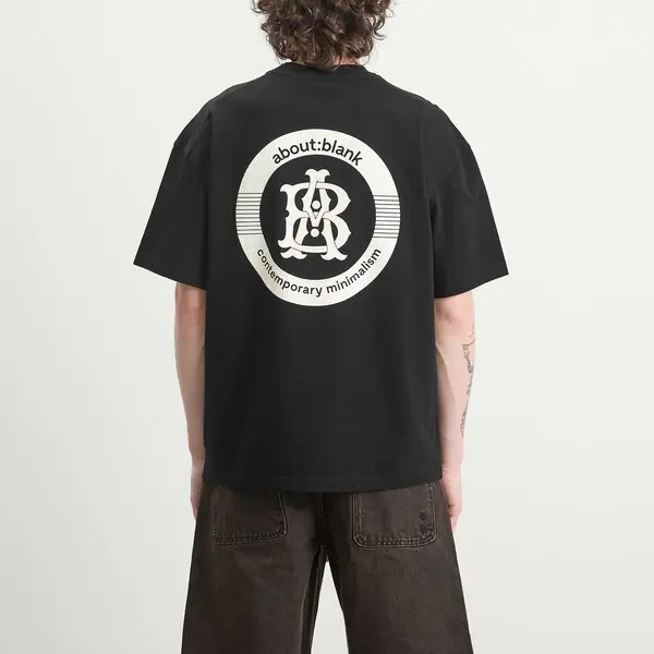 ABOUT:BLANK Disc T-shirt - Black