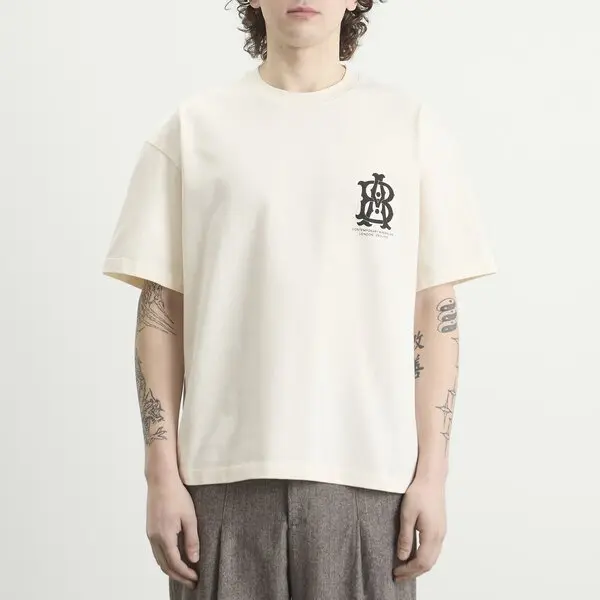 ABOUT:BLANK Disc T-shirt - Oat