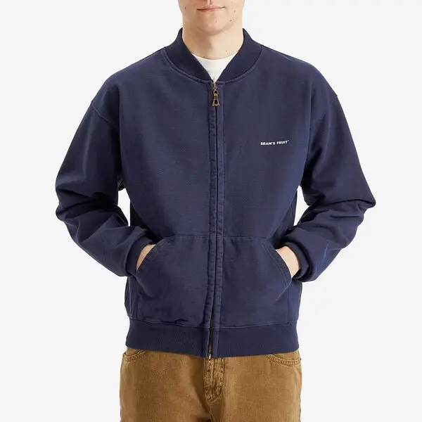 BRAM'S FRUIT Eyelet Zip Up