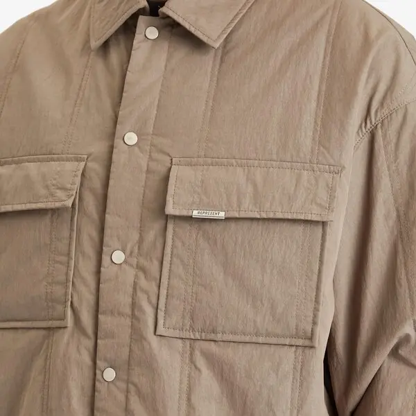 REPRESENT Quilted Overshirt