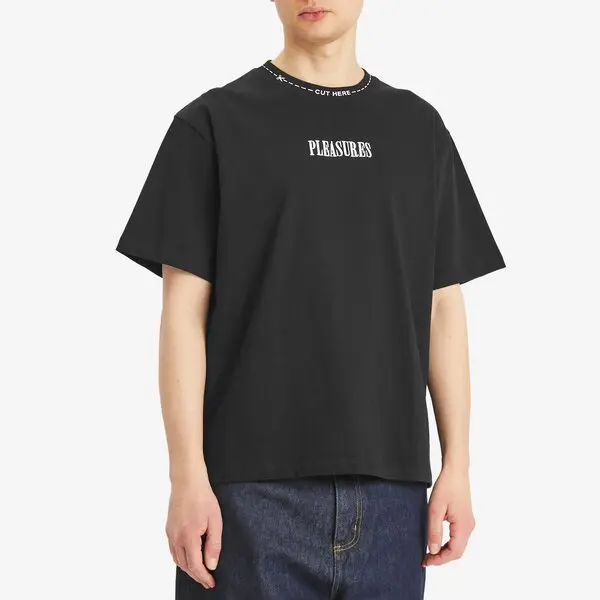 PLEASURES Cut Here Heavyweight T-shirt