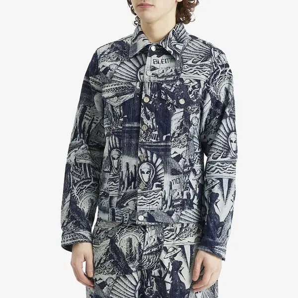 NO PROBLEMO Apocalypse Jacquard Trucker Jacket