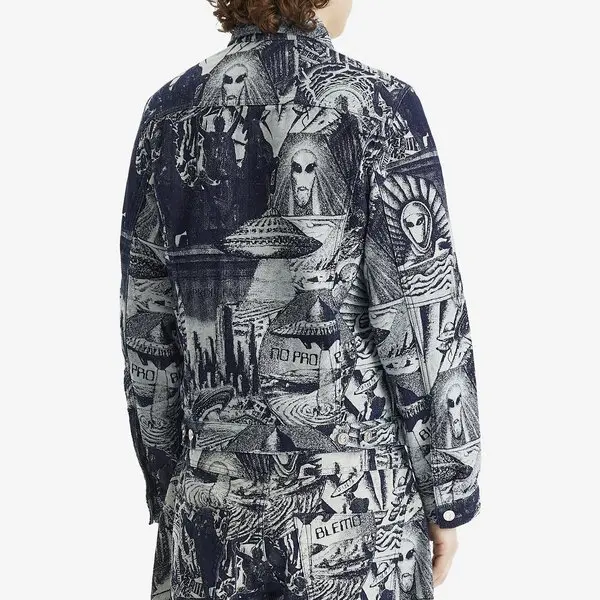 NO PROBLEMO Apocalypse Jacquard Trucker Jacket