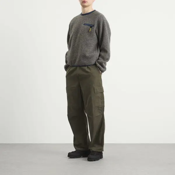 THISISNEVERTHAT X Gore-tex Windstopper Wool Fleece Crew
