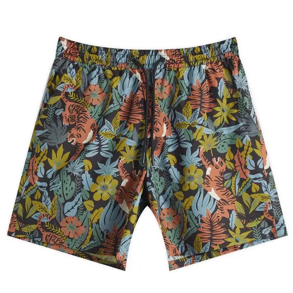 A.p.c. Bobby Tropical Print Swim Shorts - Multicolore