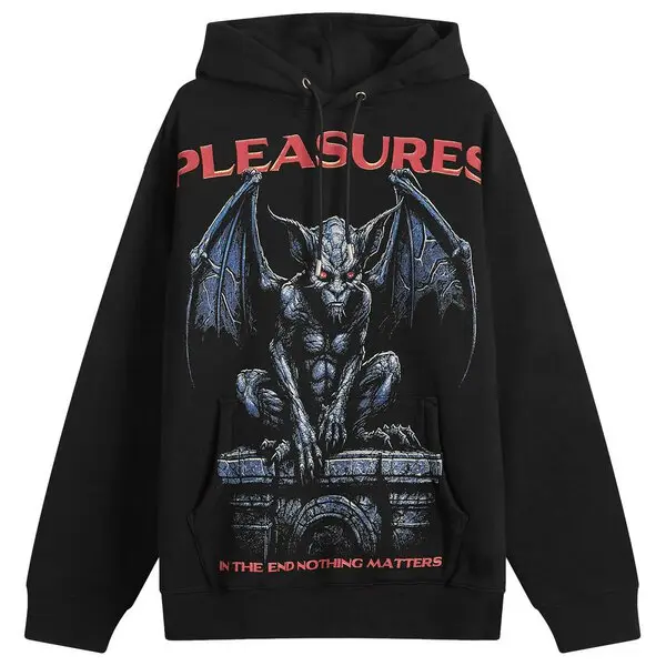 PLEASURES Gargoyle Hoodie - Black