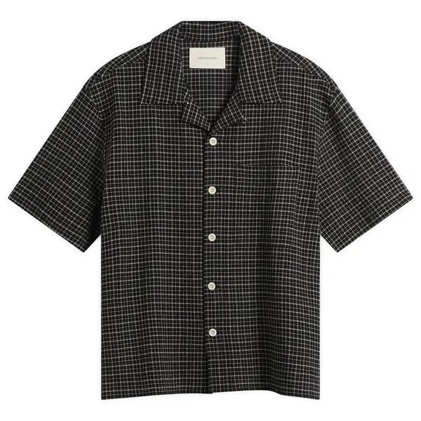 CAFÉ MOUNTAIN Loose Check Vacation Shirt