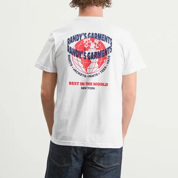 RANDY'S GARMENTS World Graphic T-shirt Presented End