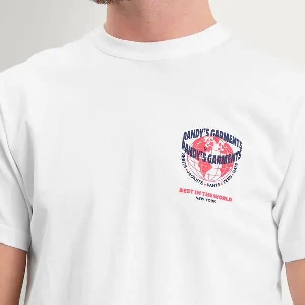 RANDY'S GARMENTS World Graphic T-shirt Presented End