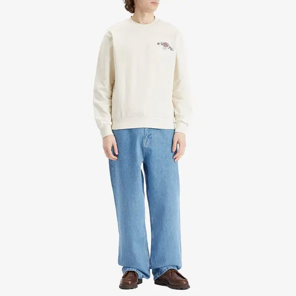 A.p.c. Tyler Floral Logo Crew Sweatshirt