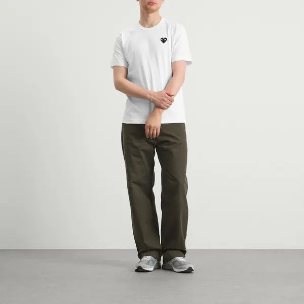 Play Comme Des Garcon Studded Heart T-shirt