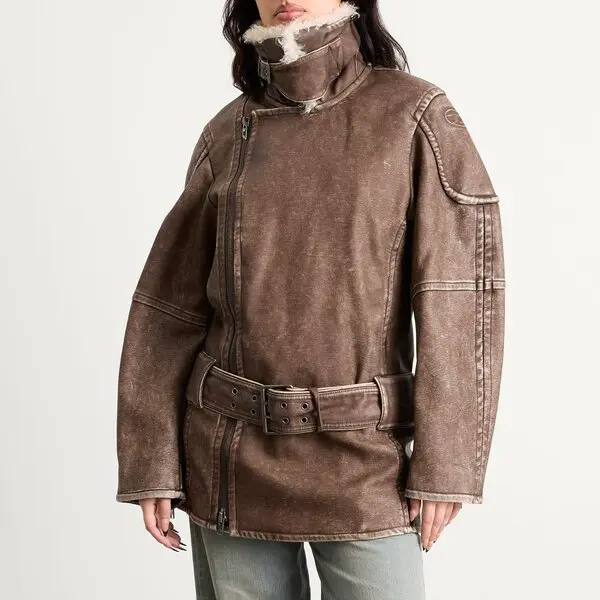 DIESEL® G-eyser Faux Shearling Coat