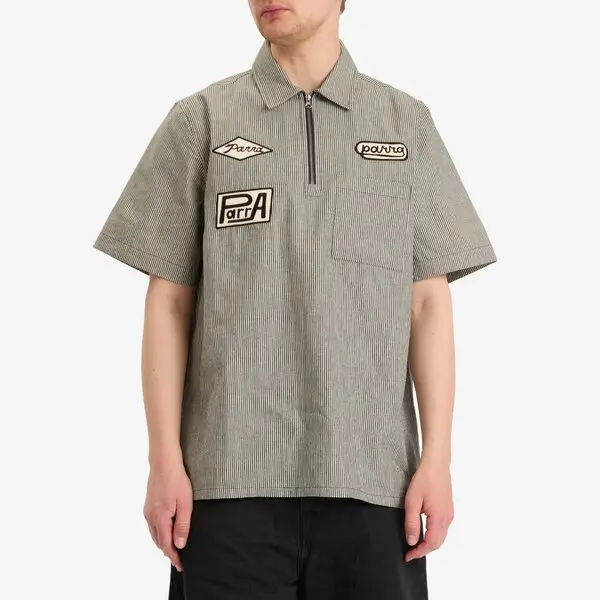 PARRA Work Later Short Sleeve Shirt