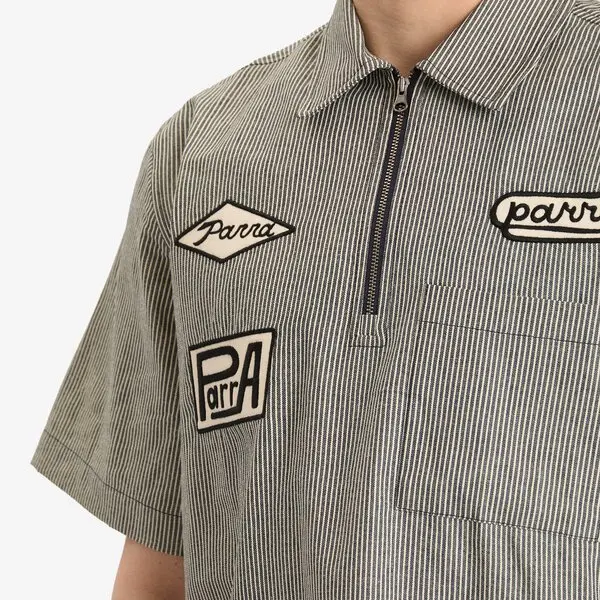 PARRA Work Later Short Sleeve Shirt