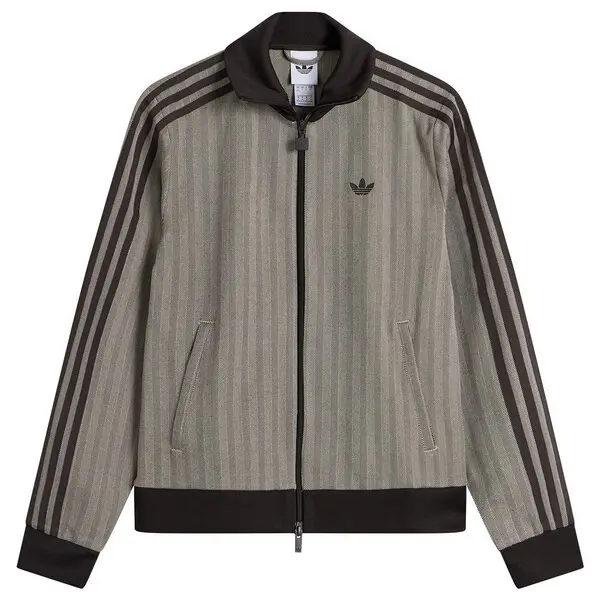 Adidas Tweed Track Top - Light Brown