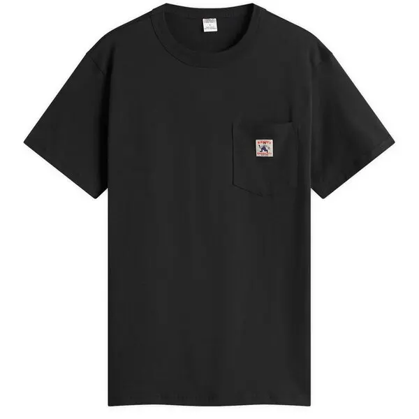 RANDY'S GARMENTS Logo Pocket T-shirt Presented End - Black