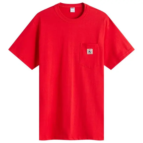 RANDY'S GARMENTS Logo Pocket T-shirt Presented End - Red