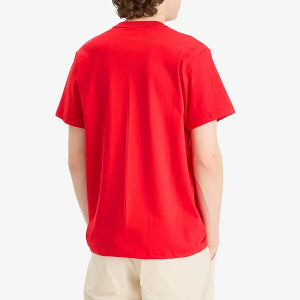 RANDY'S GARMENTS Logo Pocket T-shirt Presented End - Red