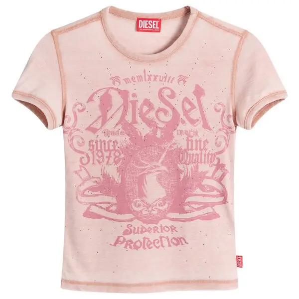 DIESEL® T-uncuties Baby T-shirt - Pink
