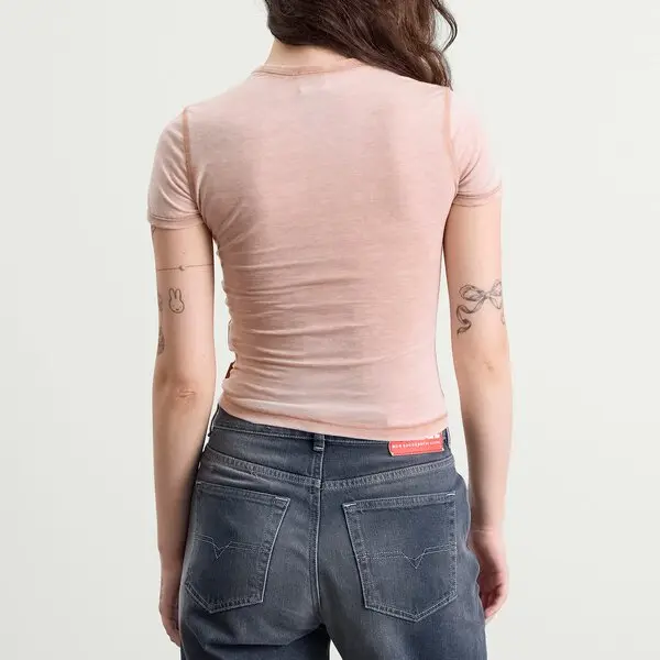 DIESEL® T-uncuties" Baby Tee With Burnout Effect