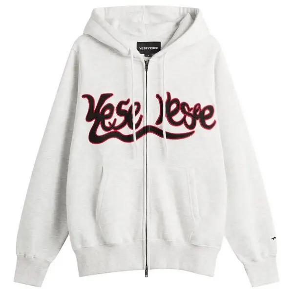YESEYESEE Y.e.s Snail Logo Zip-up Hoodie