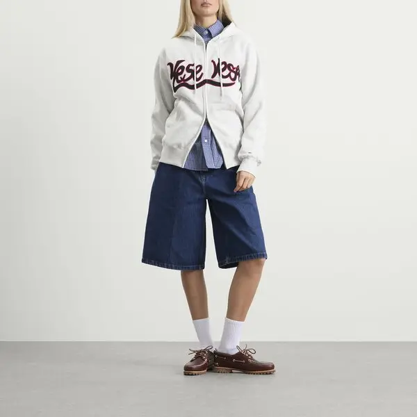 YESEYESEE Y.e.s Snail Logo Zip-up Hoodie
