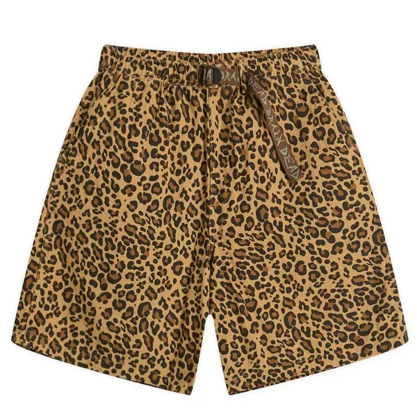 BRAIN DEAD Twill Climber Shorts - Leopard