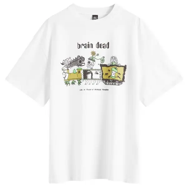 BRAIN DEAD Artificial Paradise T-shirt - White