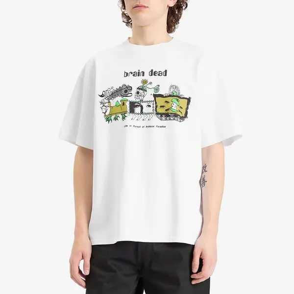 BRAIN DEAD Artificial Paradise T-shirt