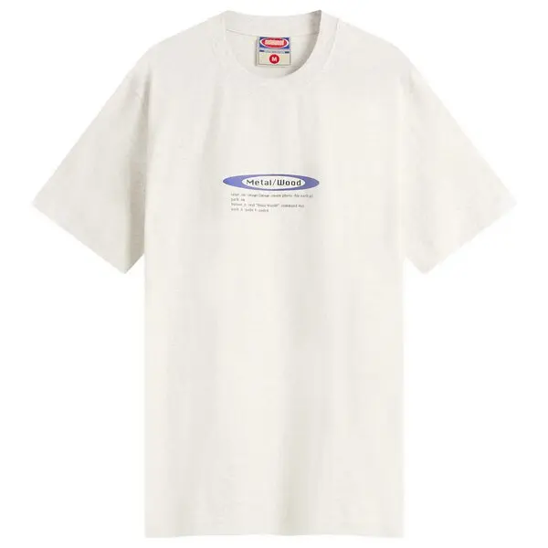 METALWOOD STUDIO Hello World T-shirt - Heather Grey