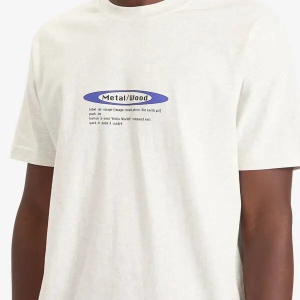 METALWOOD STUDIO Hello World T-shirt